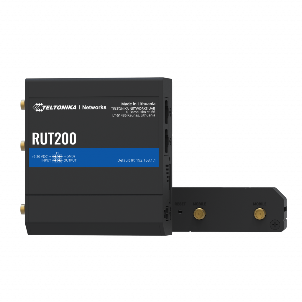 Teltonika RUT200 Compact 4G LTE Cat 4 Router - UniteCom
