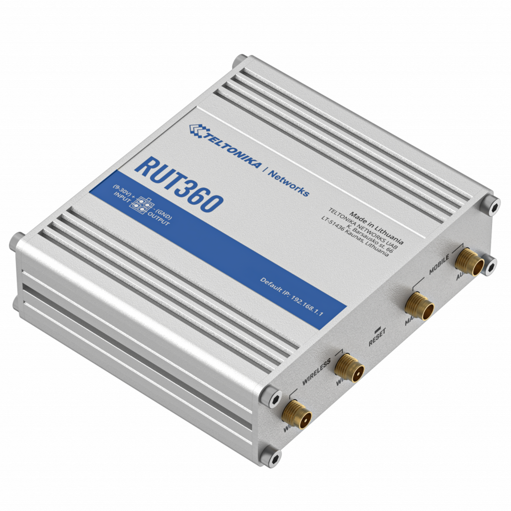 Teltonika RUT360 Industrial 4G LTE Cat 6 Router – UniteCom